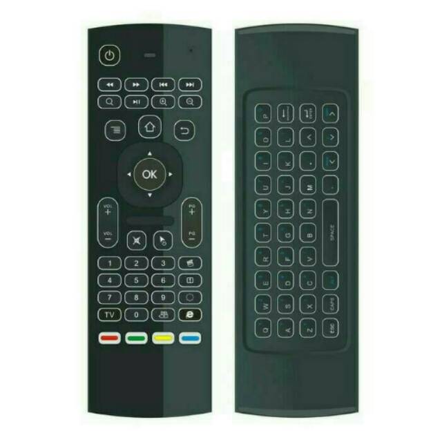 Jual AIR MOUSE KEYBOARD GYRO SENSING MX3 2.4GHz DENGAN IR DAN BACKLIT ...