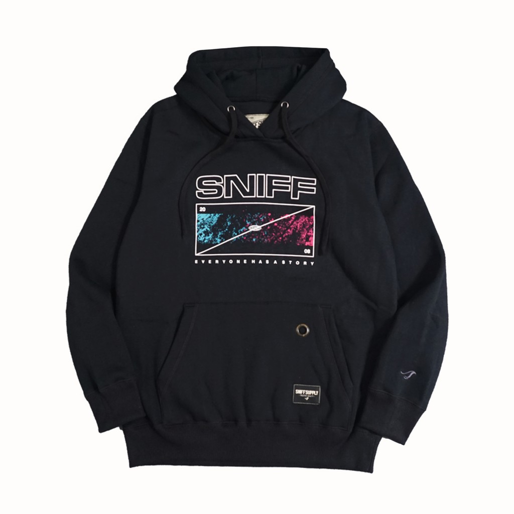 Jual Sniff Supply Pullover Hoodie | ATYANT Black | Shopee Indonesia