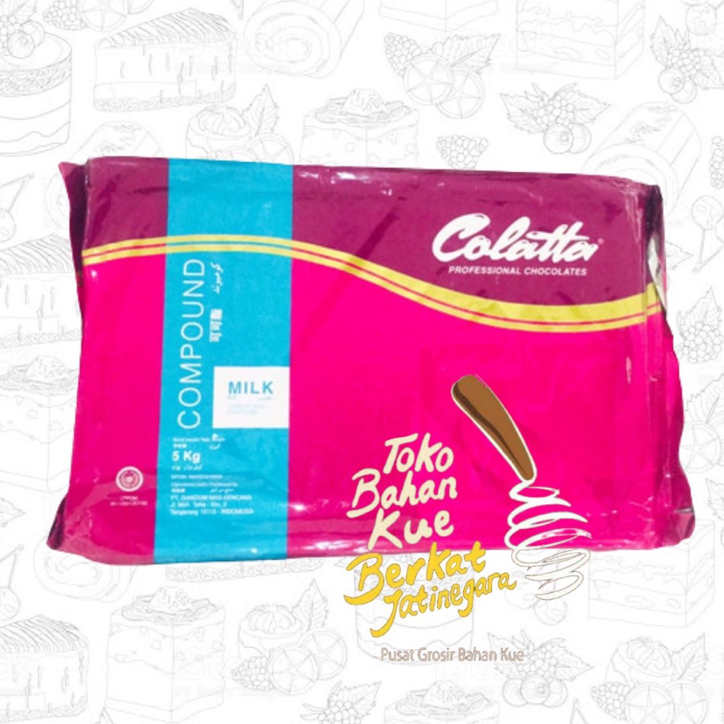 Jual COKLAT BATANG COLATTA MILK 5 KG / MILK COMPOUND COKELAT | Shopee ...