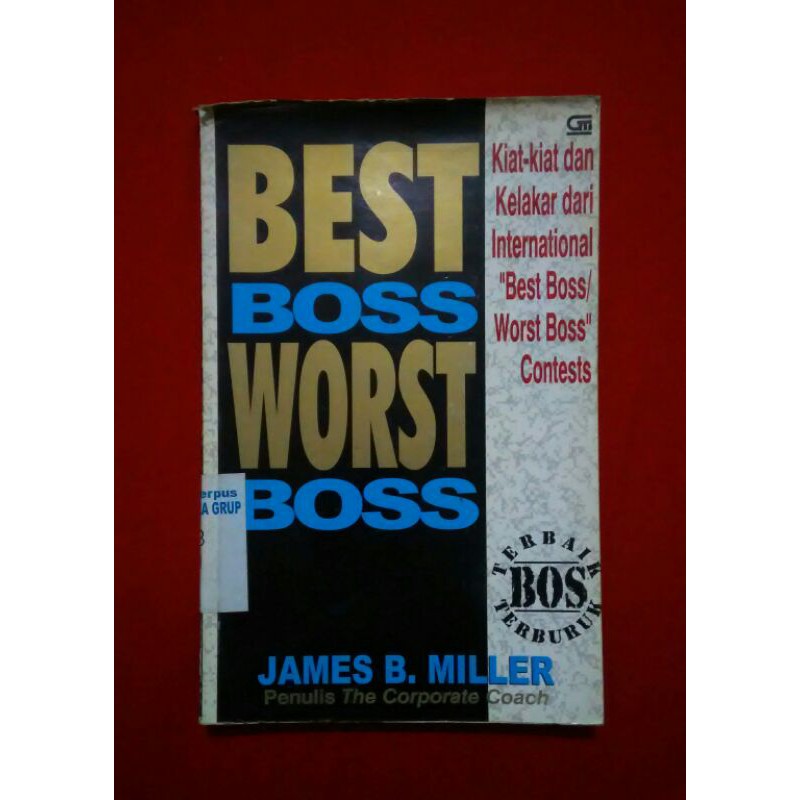 Jual BEST BOSS WORST BOSS (L) | Shopee Indonesia