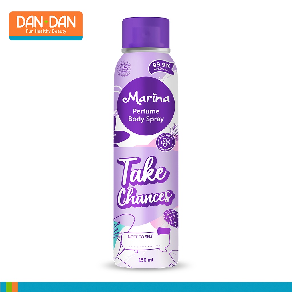 Jual Marina Perfume Body Spray Take Chances 150ml (430881) | Shopee ...