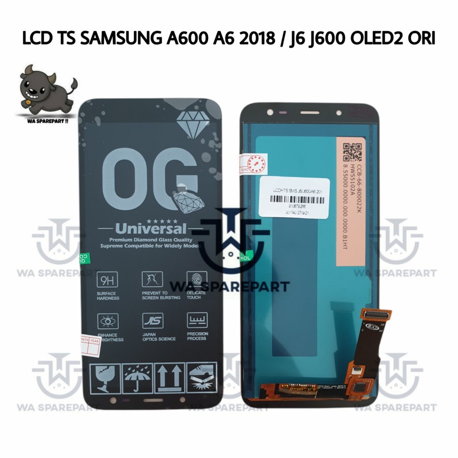 Jual LCD TOUCHSCREEN 1SET SAMSUNG A6 2018 A600 / J6 J600 OLED 2 ...