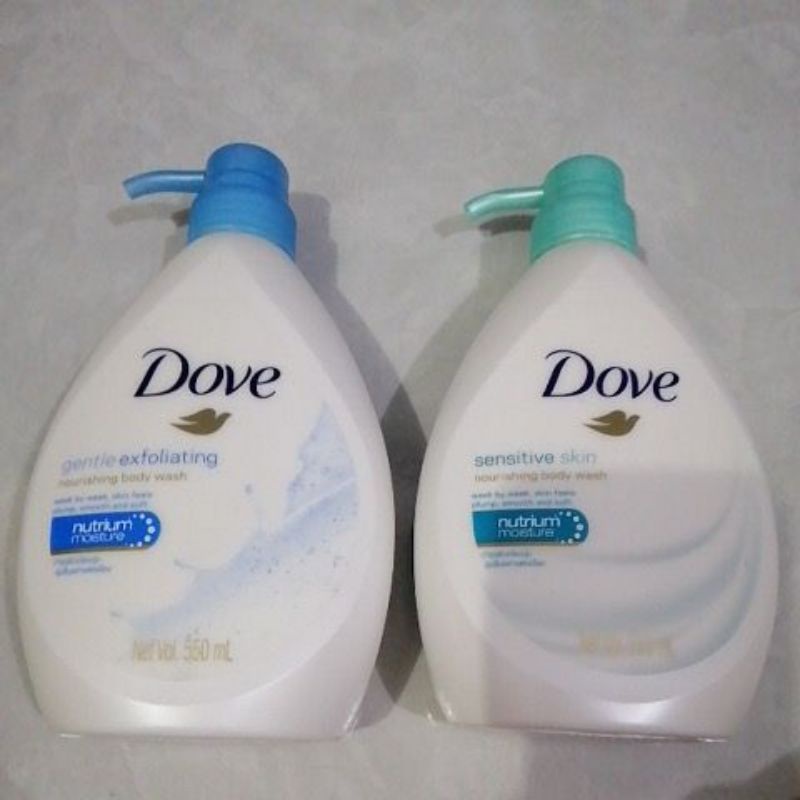 Jual Sabun Cair Dove Gentle Exfoliating Sensitive Skin 550 ml | Shopee ...