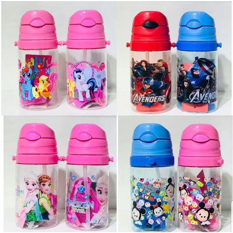 Jual Botol Air Minum Anak 400ml BPA FREE Karakter - Botol minum 3657 ...
