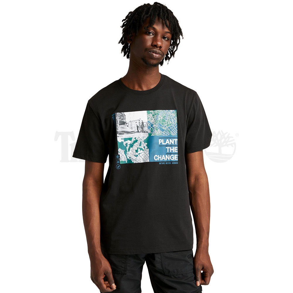 Jual Timberland Men Short Sleeve Nature Needs Heroes Graphic ...