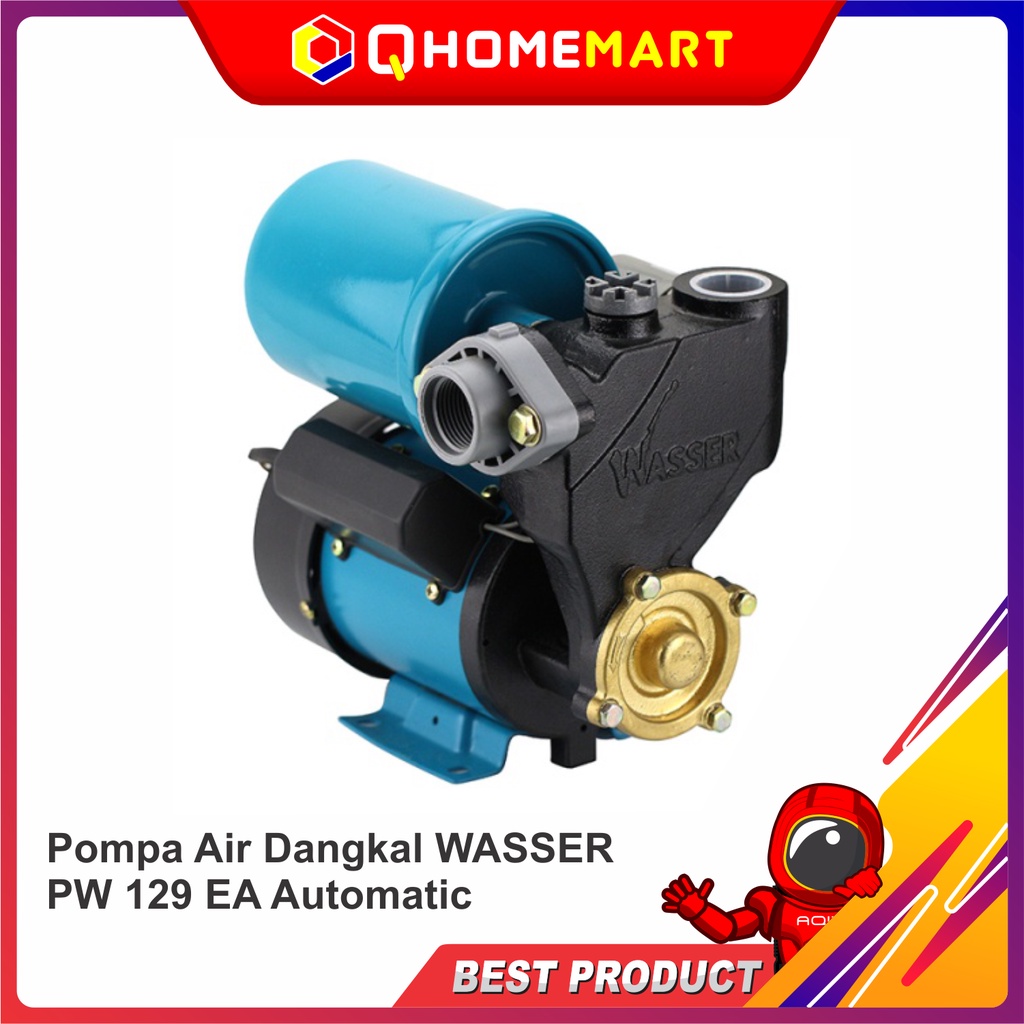 Jual Pompa Air Dangkal WASSER PW 129 EA Automatic | Shopee Indonesia