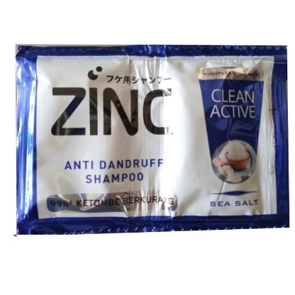Jual ZINC SHAMPOO 1 SACHET 10 ML ISI 2 PCS ACTIVE COOL FRESH ANTI ...