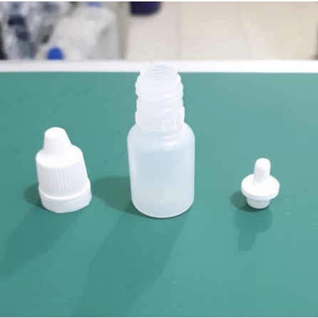 Jual Botol Tetes 10ml Bening Putih POLOS Mini Plastik Kecil LDPE Tutup ...