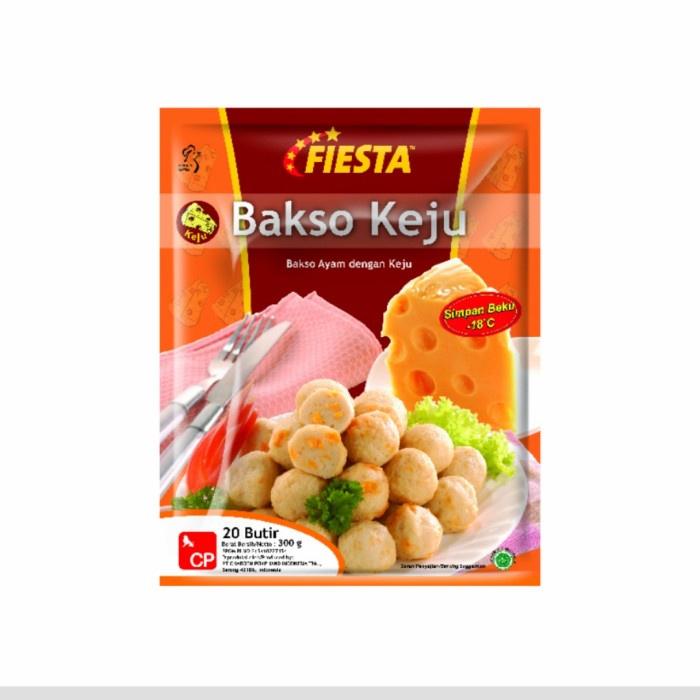 Jual Fiesta Baso Keju Frozen - Isi 20 Butir | Shopee Indonesia