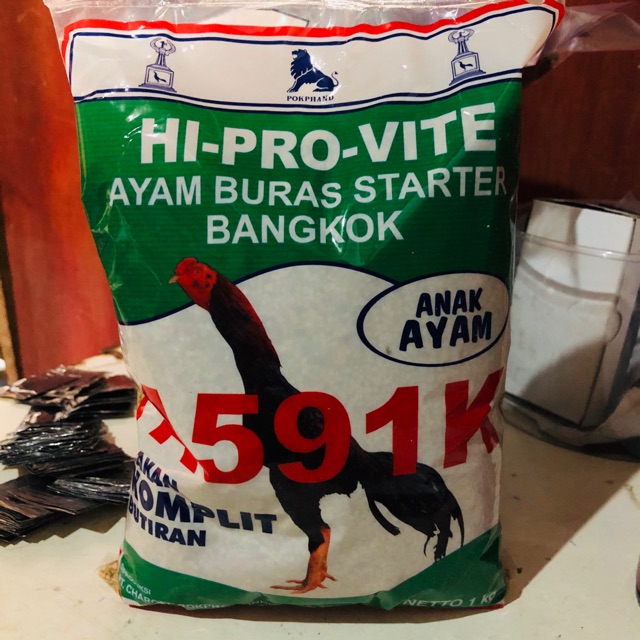 Jual Pakan Ayam Bangkok Hi Pro Vite A591K / Pur 591 Anak Ayam | Shopee ...