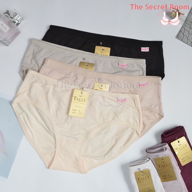 Jual TALLY CD CELANA DALAM 1227 | KATUN BAMBOO | MODEL LOW RISE / MINI | M - XXL | Shopee Indonesia