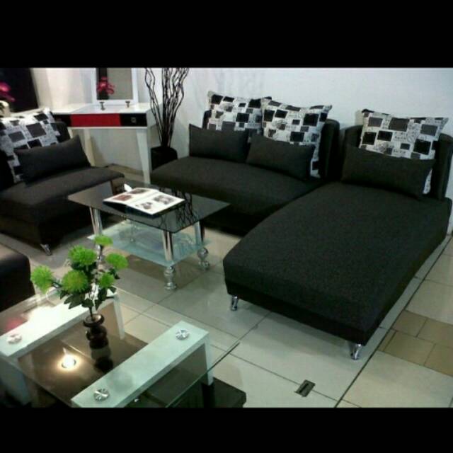 Jual Sofa sabrina hitam | Shopee Indonesia