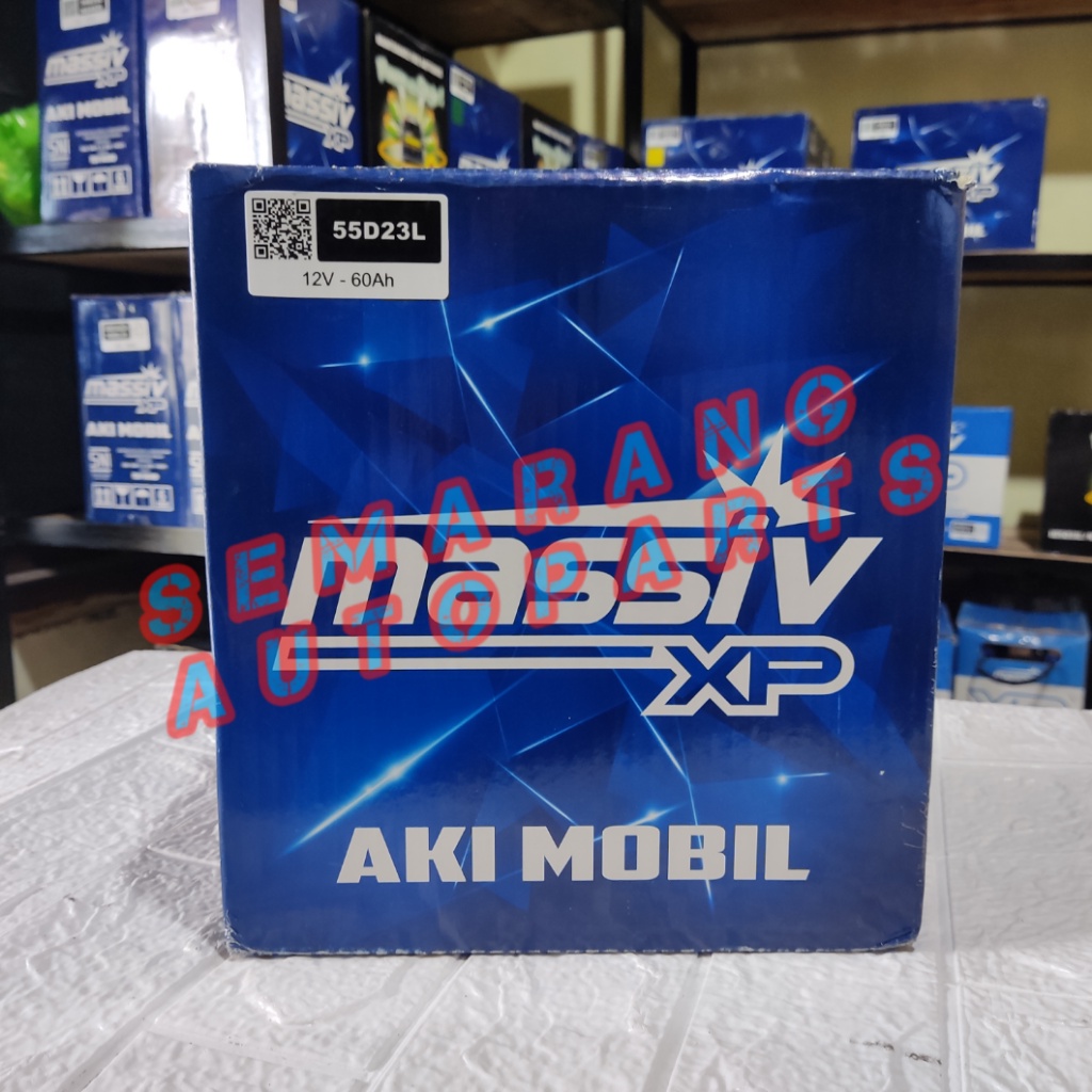 Jual ACCU AKI BASAH 55D23L 12V 60Ah MASSIV XP | Shopee Indonesia