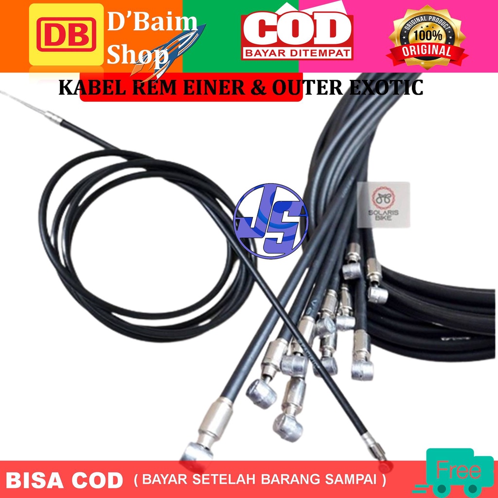 Jual Kabel Rem Sepeda Kawat Reme Sepeda Inner dan Outer EXOTIC | Shopee ...