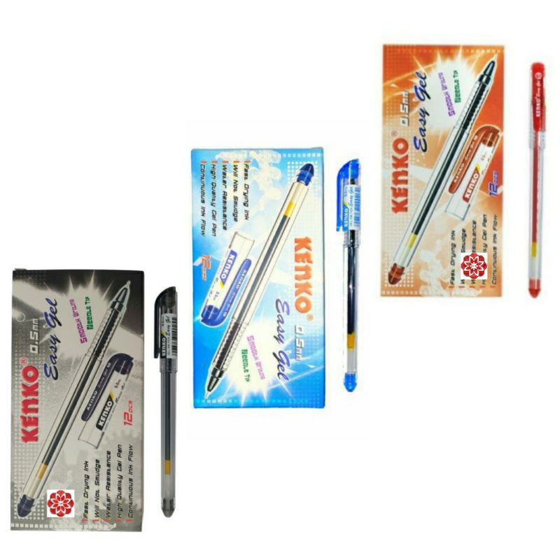 Jual Pulpen Kenko Easy Gel 0,5mm Grosir (1 Lusin) | Shopee Indonesia