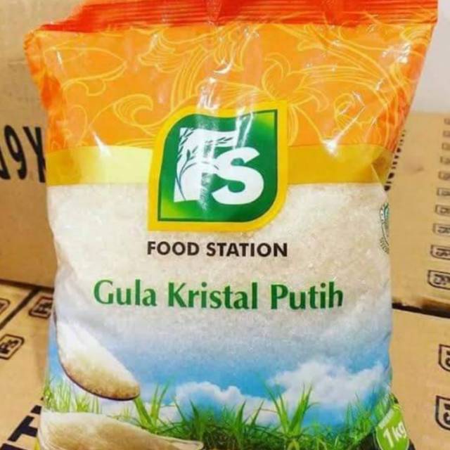 Jual Gula pasir fs food stadion 1kg premium kristal putih | Shopee ...
