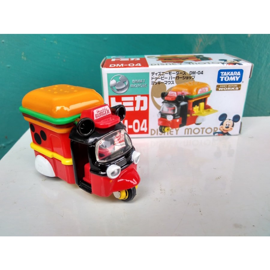 Jual TOMICA DISNEY MOTORS DM 04 HEALTHY BURGER MICKEY MOUSE DIECAST TAKARA TOMY | Shopee Indonesia