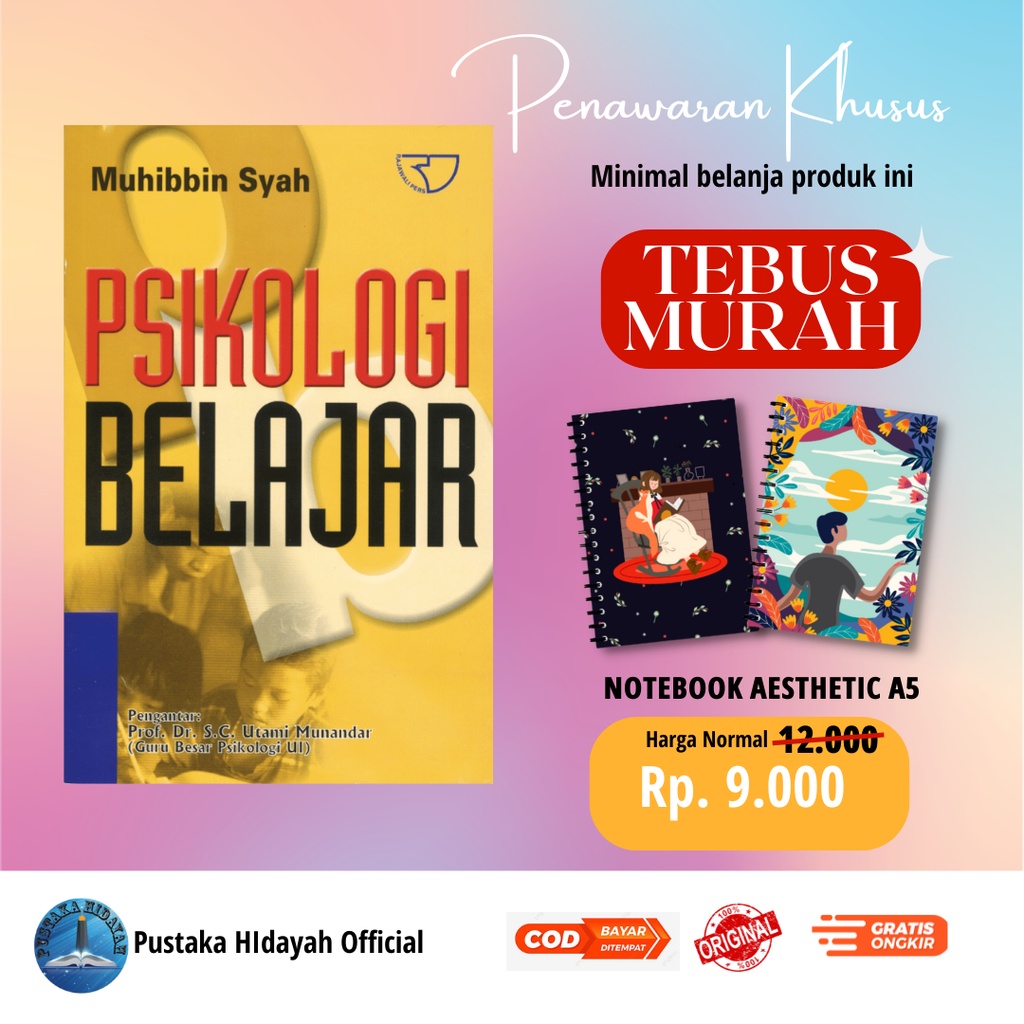 Jual Psikologi Belajar – Muhibbin Syah | Shopee Indonesia
