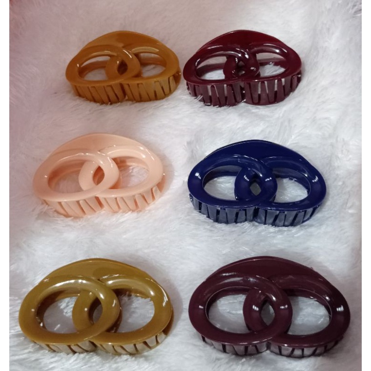 Jual Jedai rambut/jedai korea/jedai salon besar ukuran 8 cm | Shopee ...