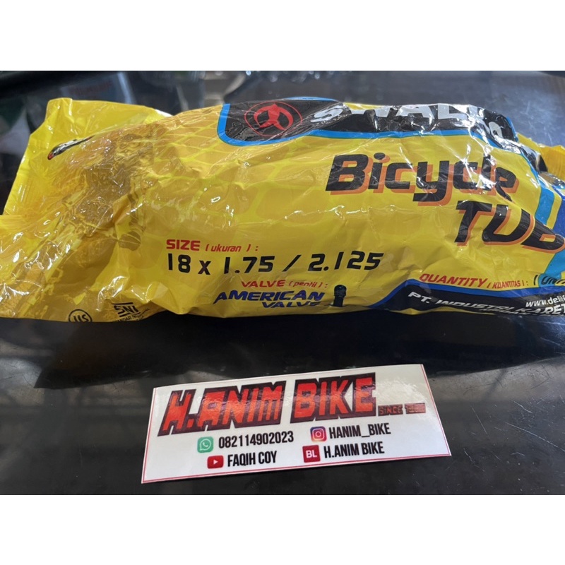 Jual Ban Dalam 18 x 1.75 / 2.125 Swallow Av Pentil besar - Ban dalam Sepeda bmx Mini anak ...