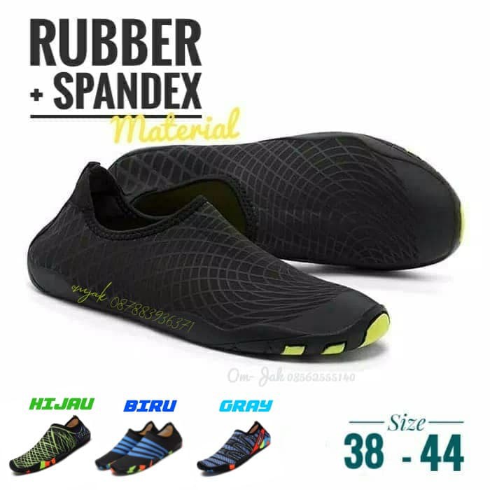 Jual Sepatu Pantai Olahraga Air / sepatu anti karang diving slip on ...