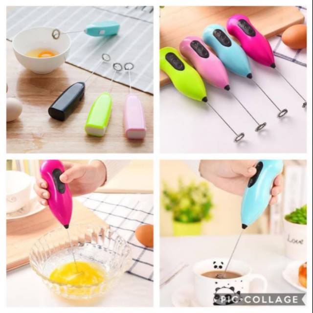 Jual Mini Hand Mixer Mikser Pembuih Foam Coffe Kopi Susu Elektrik Kecil ...