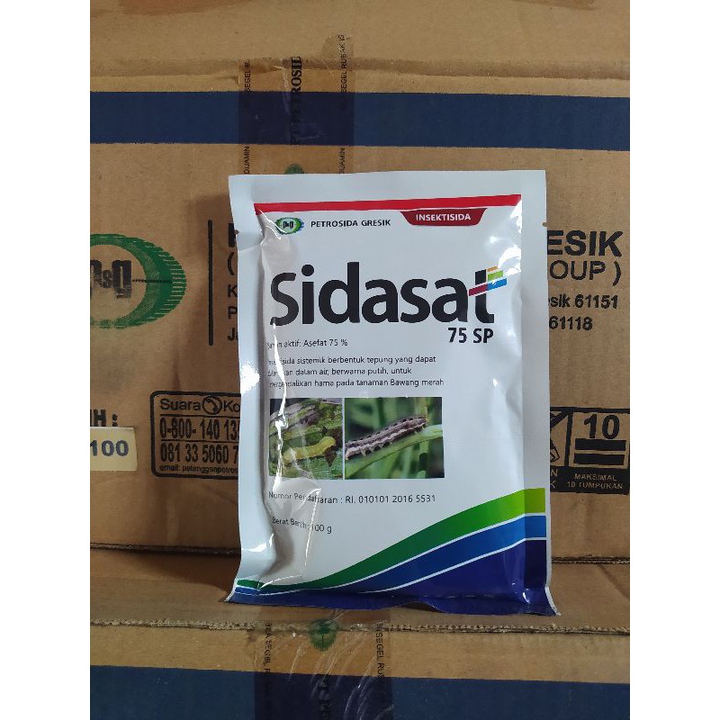 Jual SIDASAT 75 SP 100 GRAM INSEKTISIDA ( Asefat 75% ) | Shopee Indonesia
