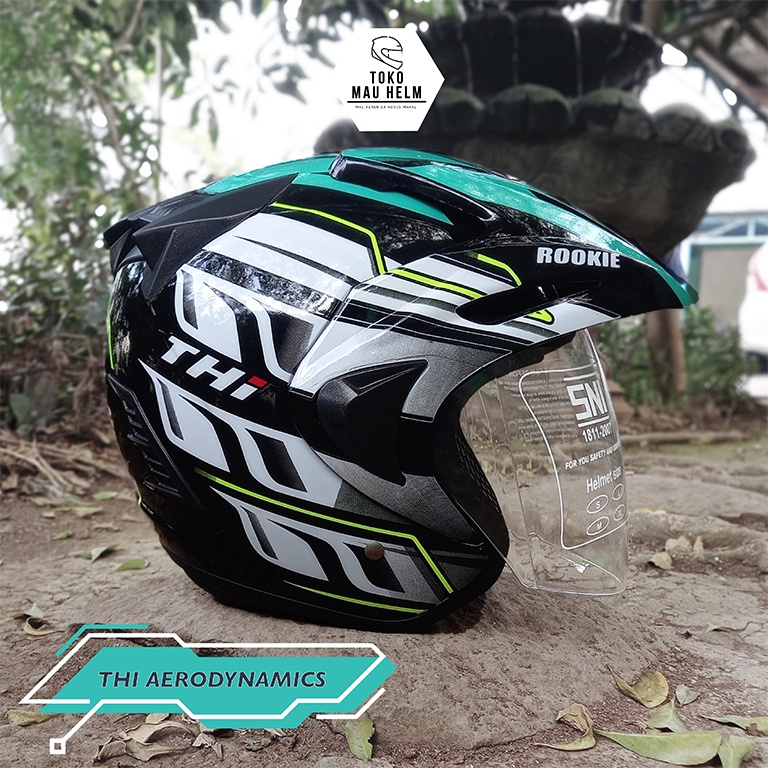 Jual Helm Half Face Terlaris SNI Original Helmet Helm Pria Wanita Helm ...