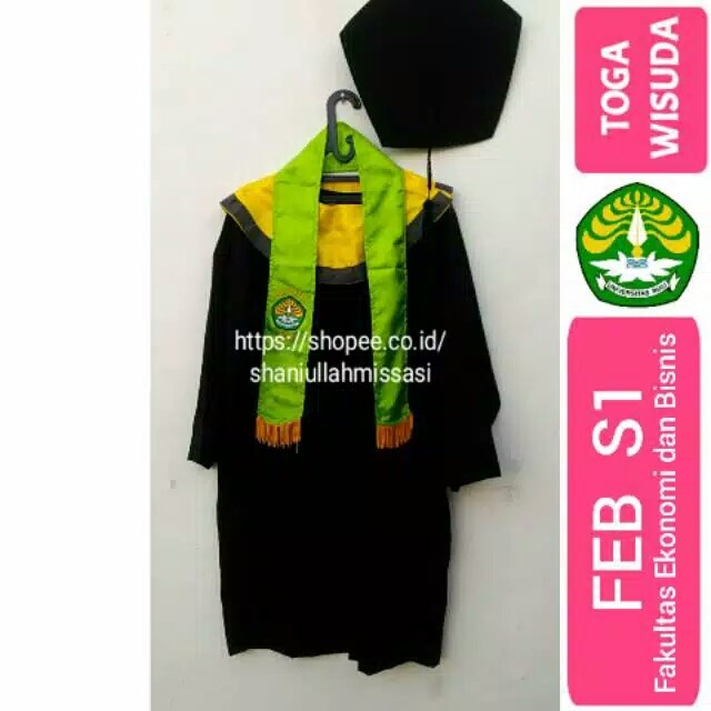 Jual Baju Toga Wisuda Mughni FEB S1 FEKON UNRI Universitas Riau ...
