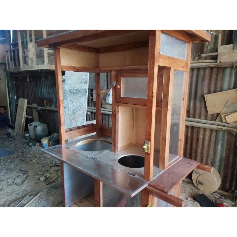 Jual gerobak bakso gerobak somay gerobak mie ayam | Shopee Indonesia
