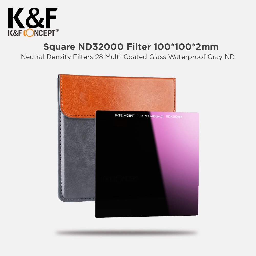 Jual K&F Concept 100x100mm Filter ND32000 AGC Glass Square Filter Cokin ...