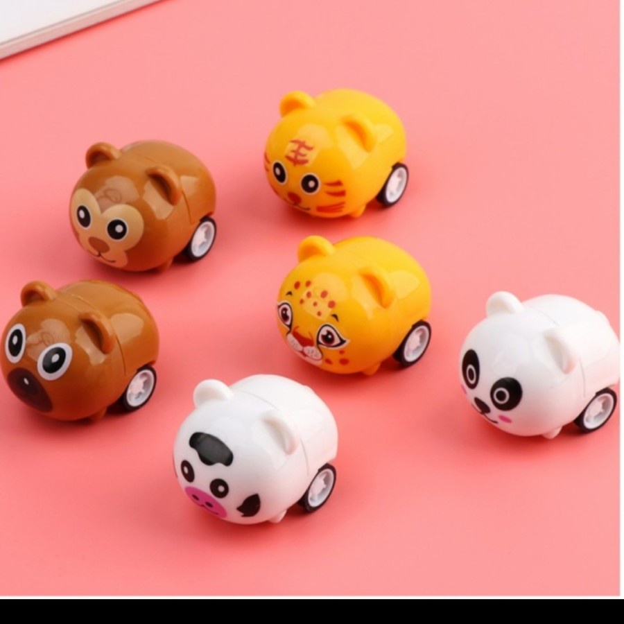 Jual Mainan Anak Karakter Hewan Mini Boom Boom Pullback Runner Car ...