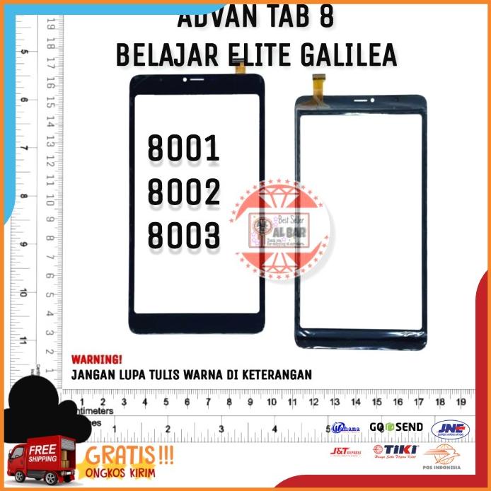 Jual Acc Hp Layar Sentuh Advan Tab 8 Belajar Elite 8001 8002 8003 Vandroid Galilea | Shopee ...