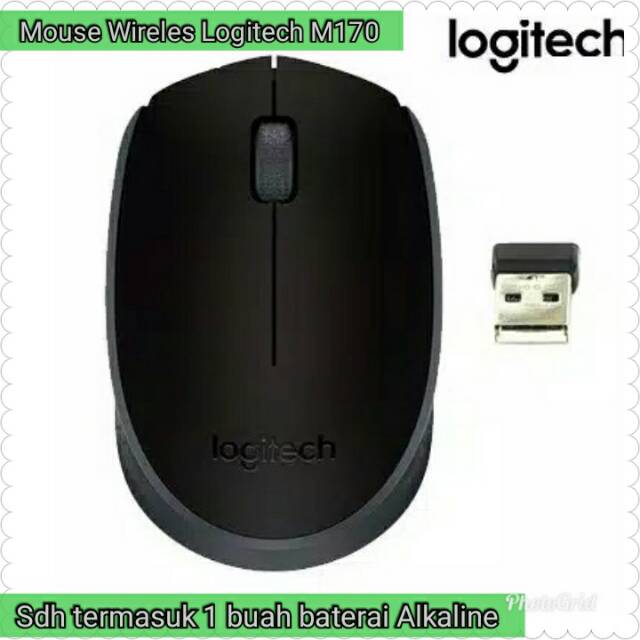 Jual Mouse wireles Logitech M170 Original Mouse 56 tanpa kabel | Shopee ...