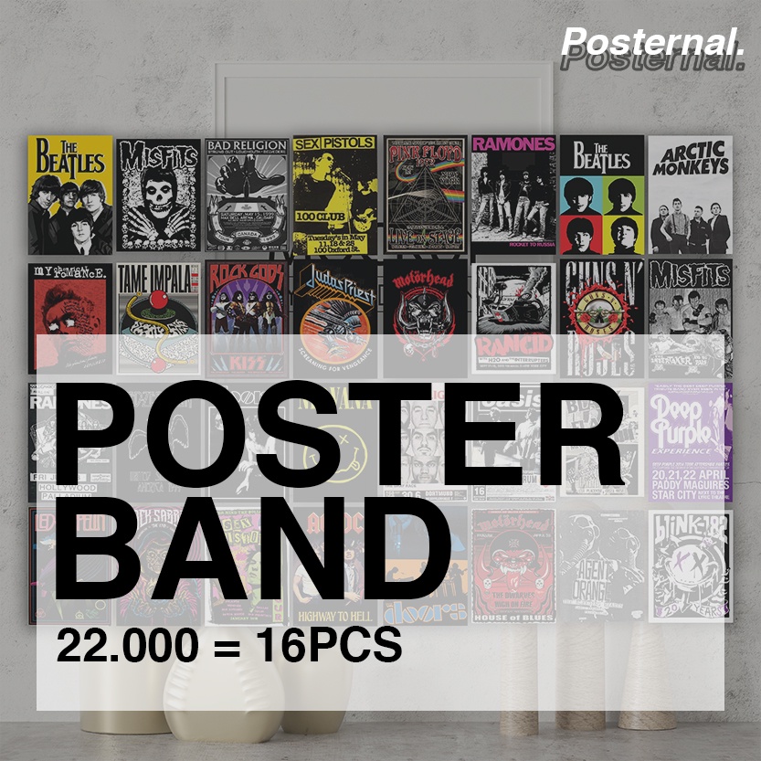 Jual Poster band aesthetic wall collage wall art wall poster aesthetic ...