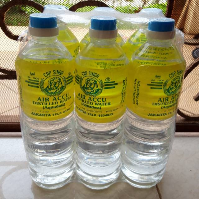Jual Air Accu ( Air Aki ) Cap Singa 1 Liter | Shopee Indonesia