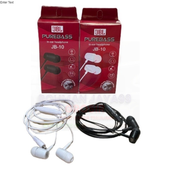 Jual PROMO FLASHSALE TER MURAH Headset JB10 Earphone JBL JB10 HF JB10 ...