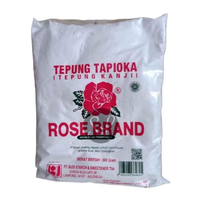 Jual Tepung Tapioka Rose Brand 500 Gram / Tepung Kanji Tapioka 500gr ...
