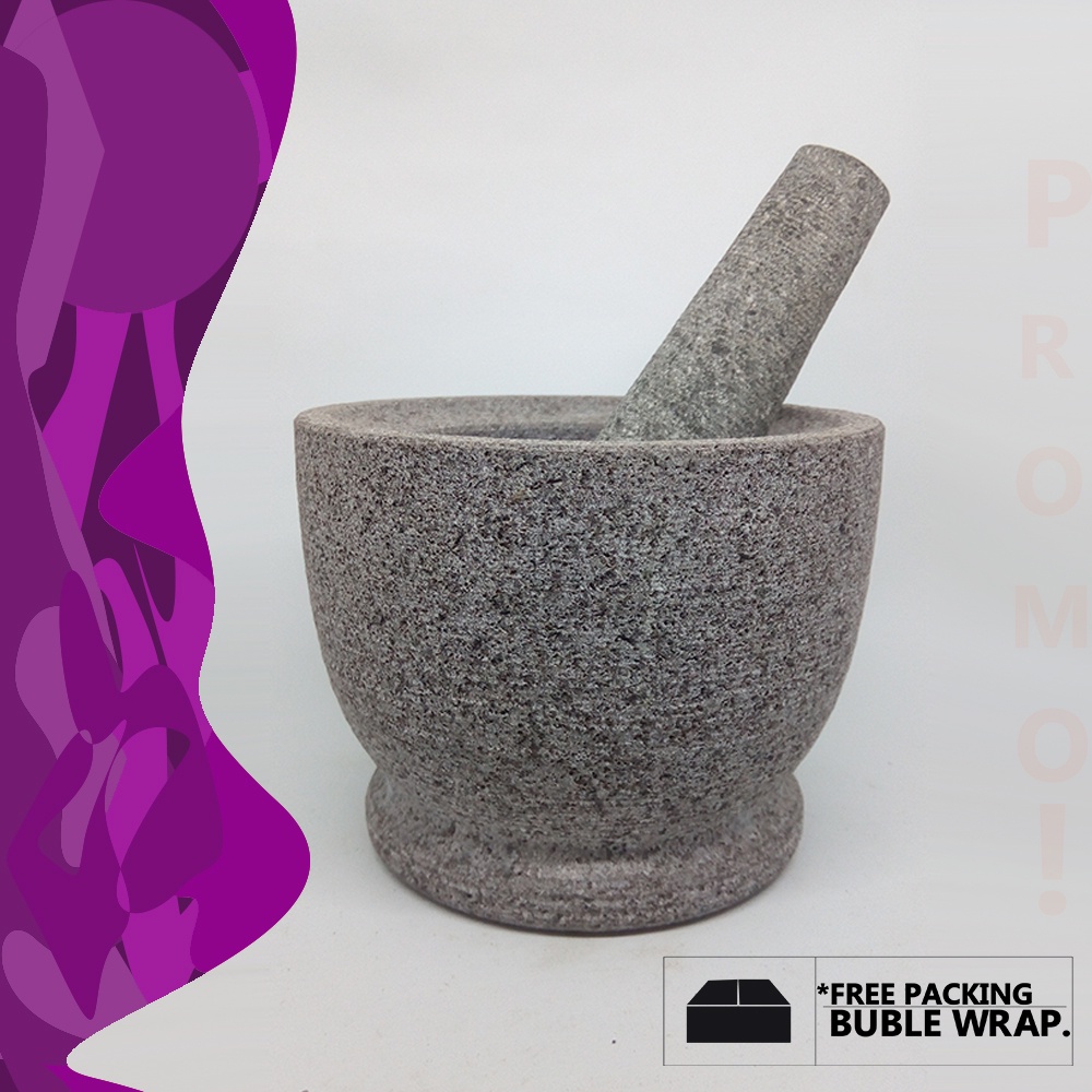 Jual Mortar Pestle 13cm Lumpang Alu Lumpang Batu Asli Tumbukan Obat ...