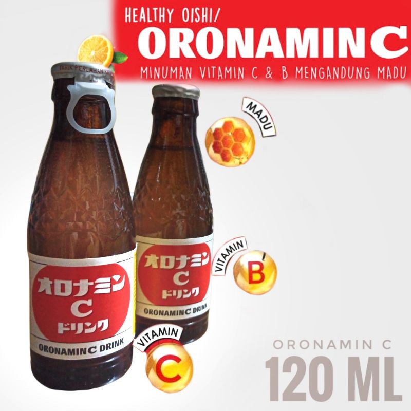 Jual Oronamin C drink 120ml botol kaca khusus gosend | Shopee Indonesia