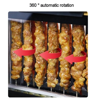 Jual Electric oven home smokeless BBQ grill automatic rotating barbecue ...