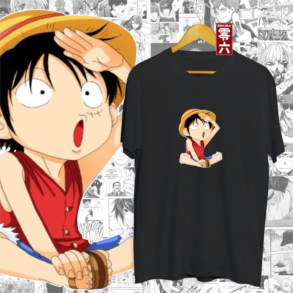 Jual Kaos Anime Luffy bengong one piece kaos jepang kaos wibu kaos ... Jual Kaos Anime Luffy bengong one piece kaos jepang kaos wibu kaos ...