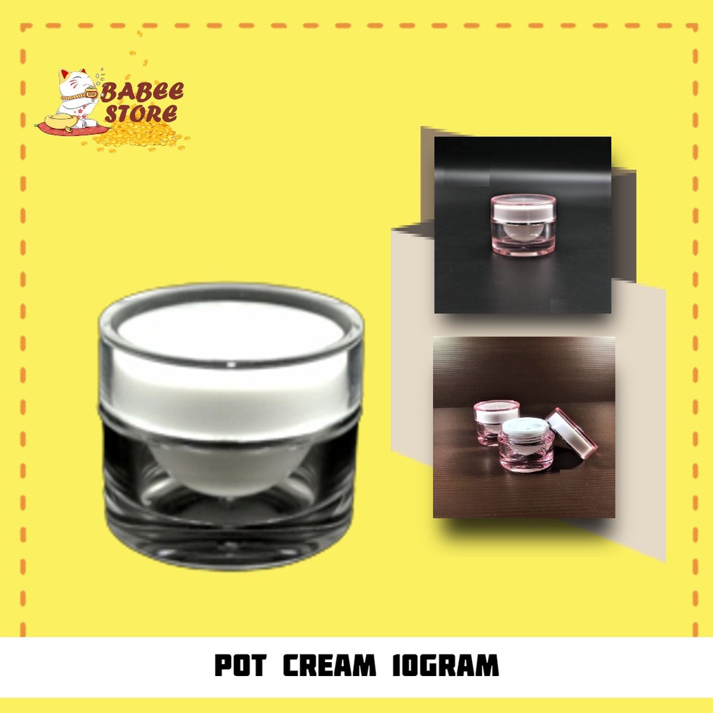 Jual BABEE - POT CREAM ACRYLIC 10GRAM BENING PINK / POT KRIM AKRILIK ...