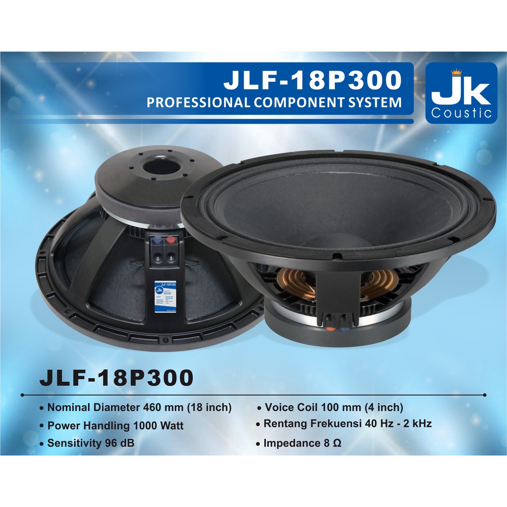 Jual Speaker 18 inc JK Coustic Speaker JLF 18P300M | Shopee Indonesia