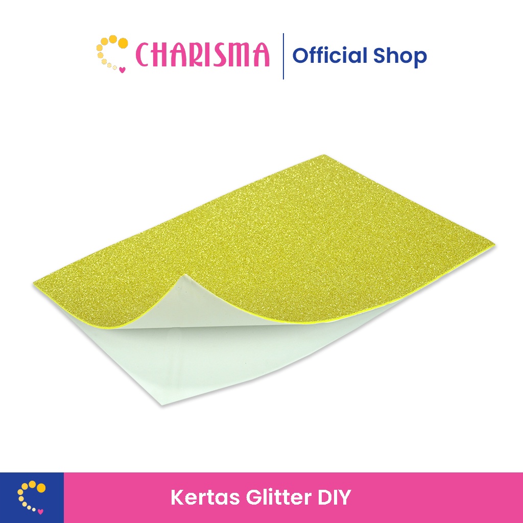 Jual Charisma Kertas Glitter DIY - DIY Crafting Glitter Paper Eva Foam ...