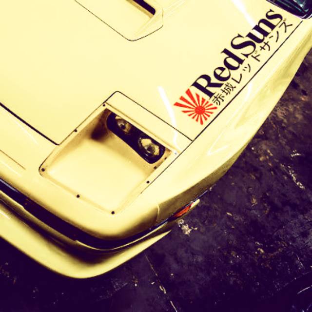 Jual Sticker RedSuns Team Initial D Jalan Anime Legend Racing JDM ...