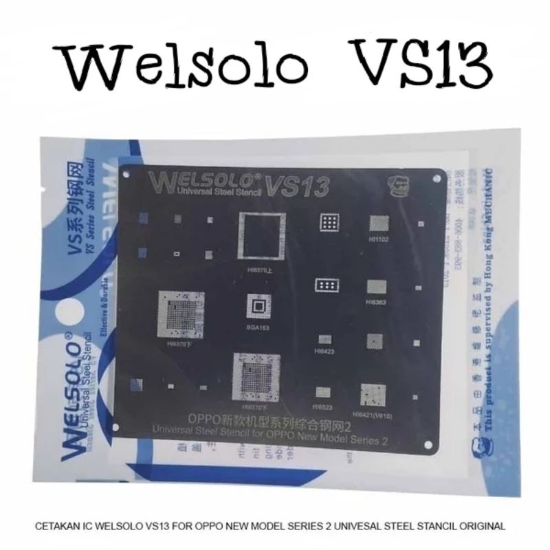 Jual Welsolo VS13 22in1 Cetakan Universal Plat IC OP Model 2 HI6370 ...