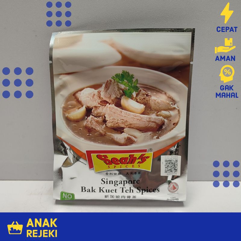 Jual Seah's Singapore Bak Kut Teh Spices 32g- Bumbu Bakut Teh Bak Kuet ...