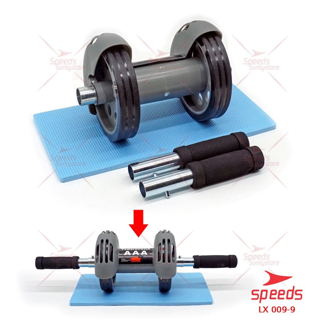 Jual SPEEDS Ab Wheel Abs Roller Roda Stabil Alat Olahraga Fitness ...