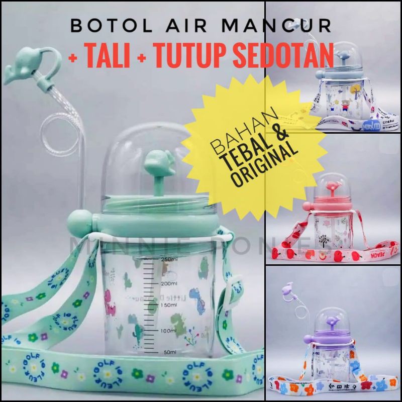 Jual BOTOL AIR MANCUR LUCU / BOTOL MINUM ANAK TEMPAT MINUM IKAN PAUS ...